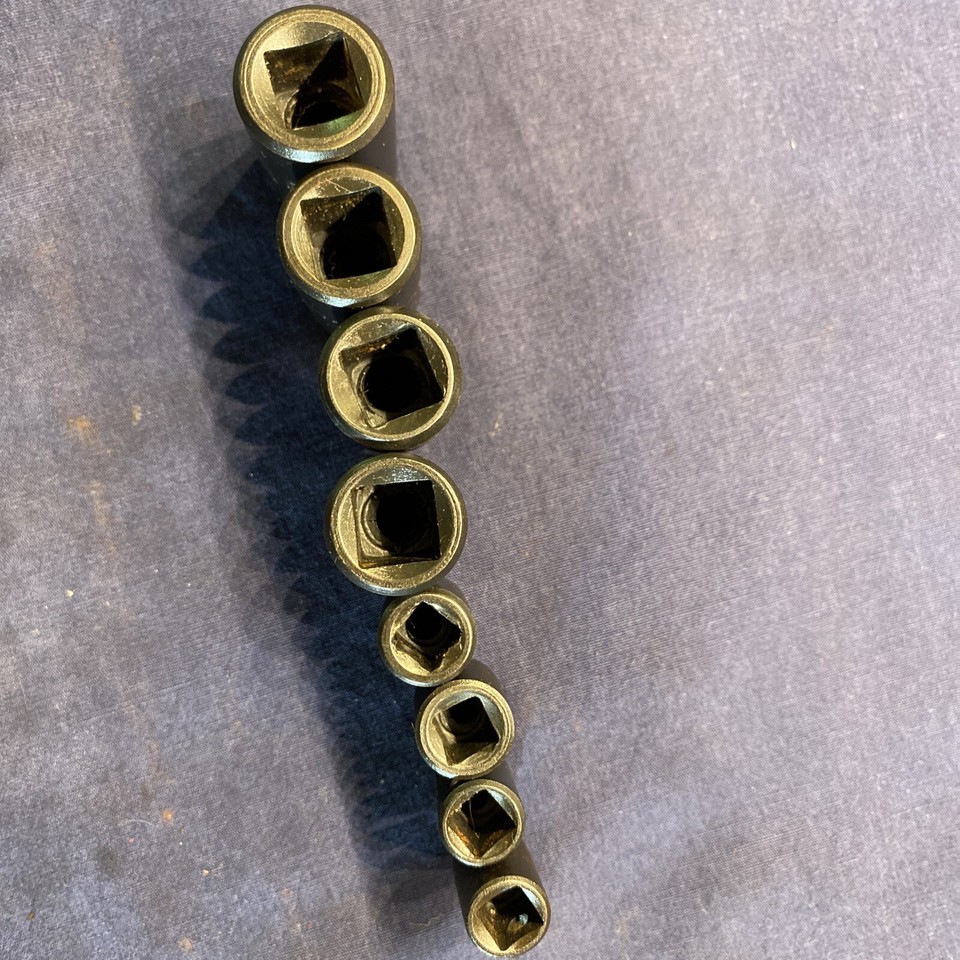 Mac Tools 8pc Inverted Impact TORX XE4,XE6, XE7,XE8, XE10, XE12, XE14 ...