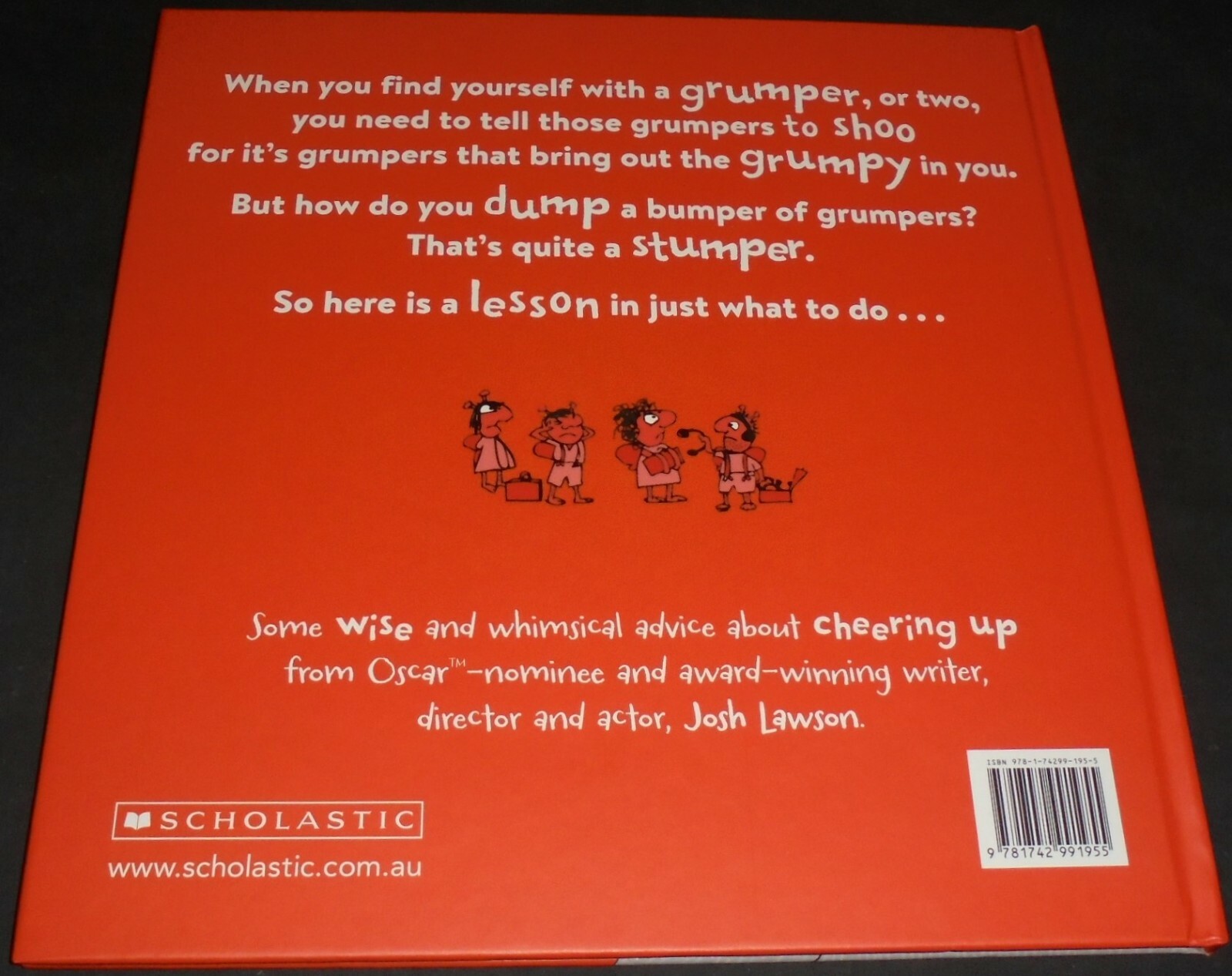 SHOO GRUMPERS SHOO! BOOK (JOSH LAWSON) LARGE BOOK 2018 HARDCOVER BRAND ...