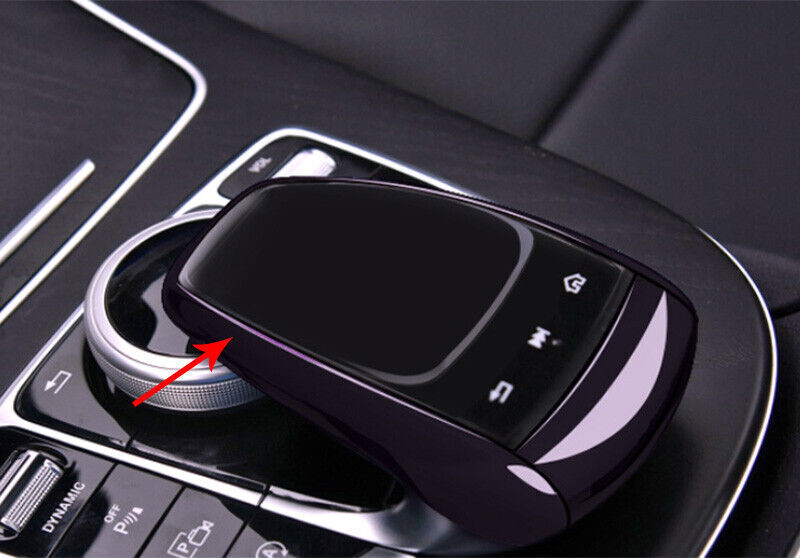 For Mercedes~Benz GLC X253 2016~2019 Black Central Console Mouse Cover ...