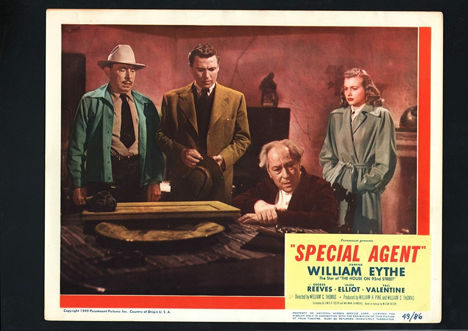 SPECIAL AGENT 1949 RARE CRIME FILM ON DVD | eBay