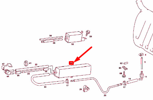 NEW MERCEDES-BENZ 190 W201 ACTIVATED CHARCOAL FILTER A2014700259 OEM NO ...