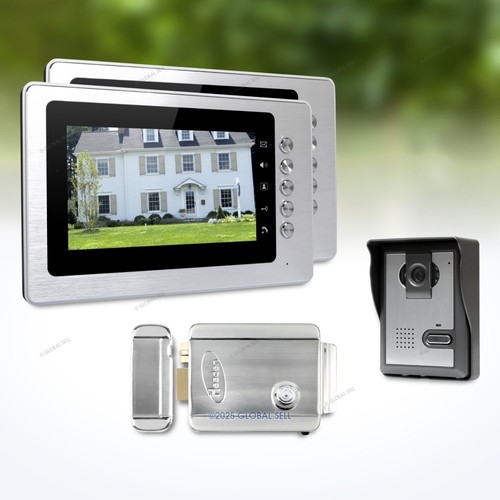 7inch Wired Video Door Entry Phone Call System with Intra-monitor Audio Intercom | eBay