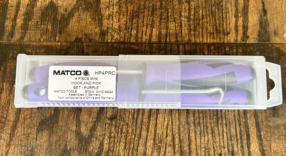 Matco Tools 4 Piece Hook and Pick Set Purple HP4PRC | eBay
