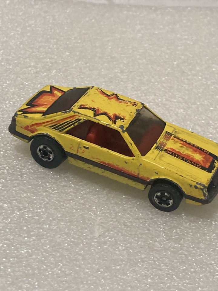 Hot Wheels 1979 Ford Turbo Mustang Yellow Fox Body Hong Kong | eBay