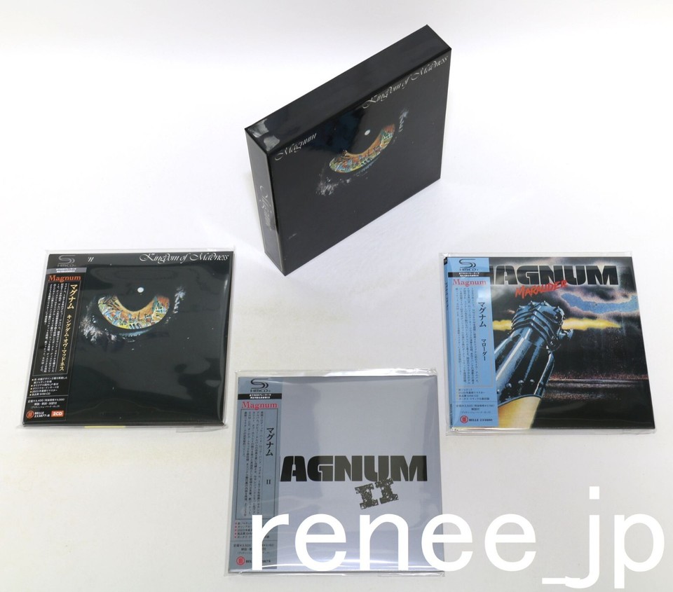 MAGNUM / JAPAN Mini LP SHM-CD x 3 titles + PROMO BOX (Kingdom Of ...