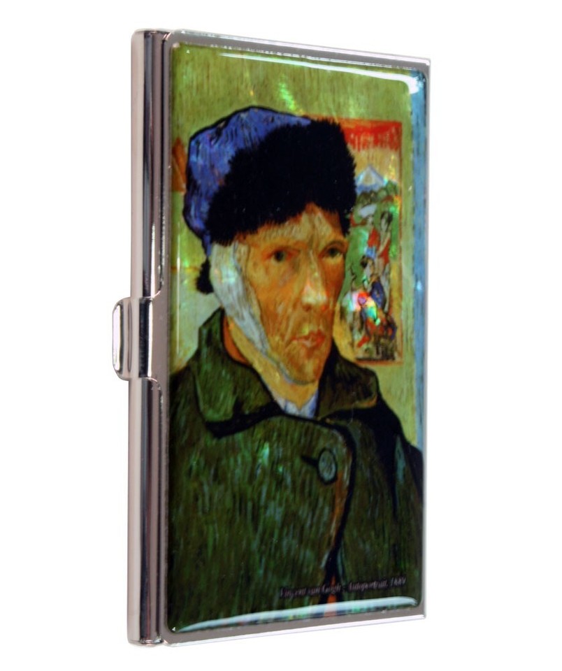 MOP Self-Portrait Gogh Metal RFID Block Business Credit Name ID Card ...