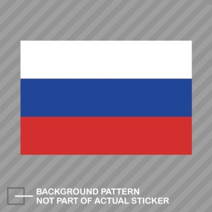 Russian Federation Flag Sticker Decal Vinyl Russia | eBay