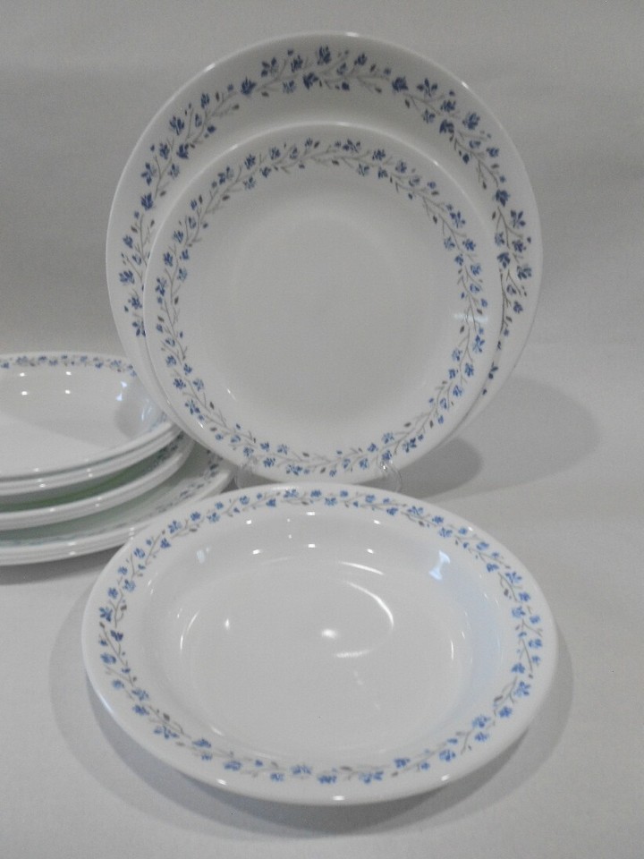 ️ NEW 12-pc Corelle LILAC BLUSH DINNERWARE SET Plates Bowls *Purple ...