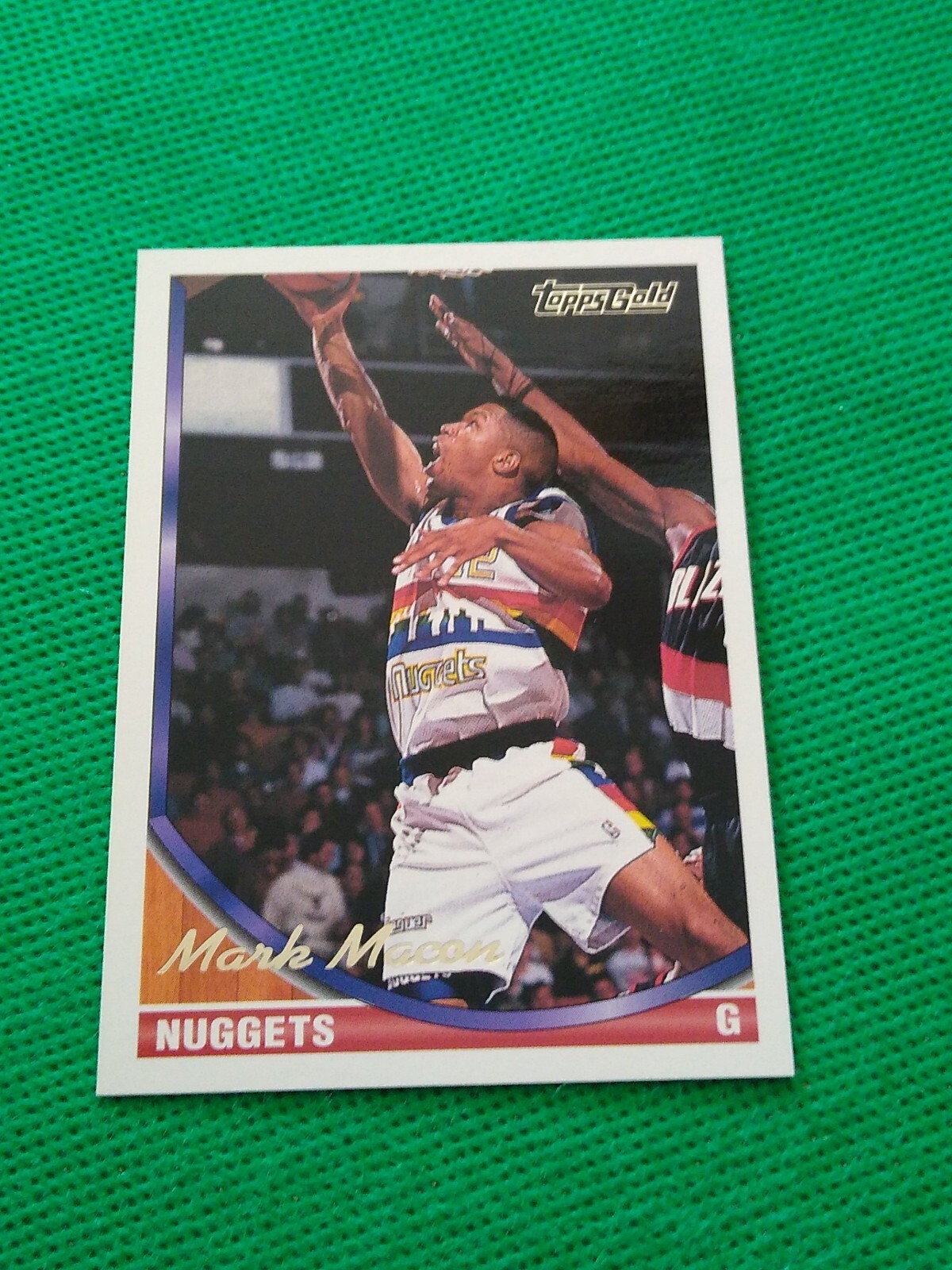 1993-94 Topps Gold #173 - Mark Macon - Denver Nuggets | eBay