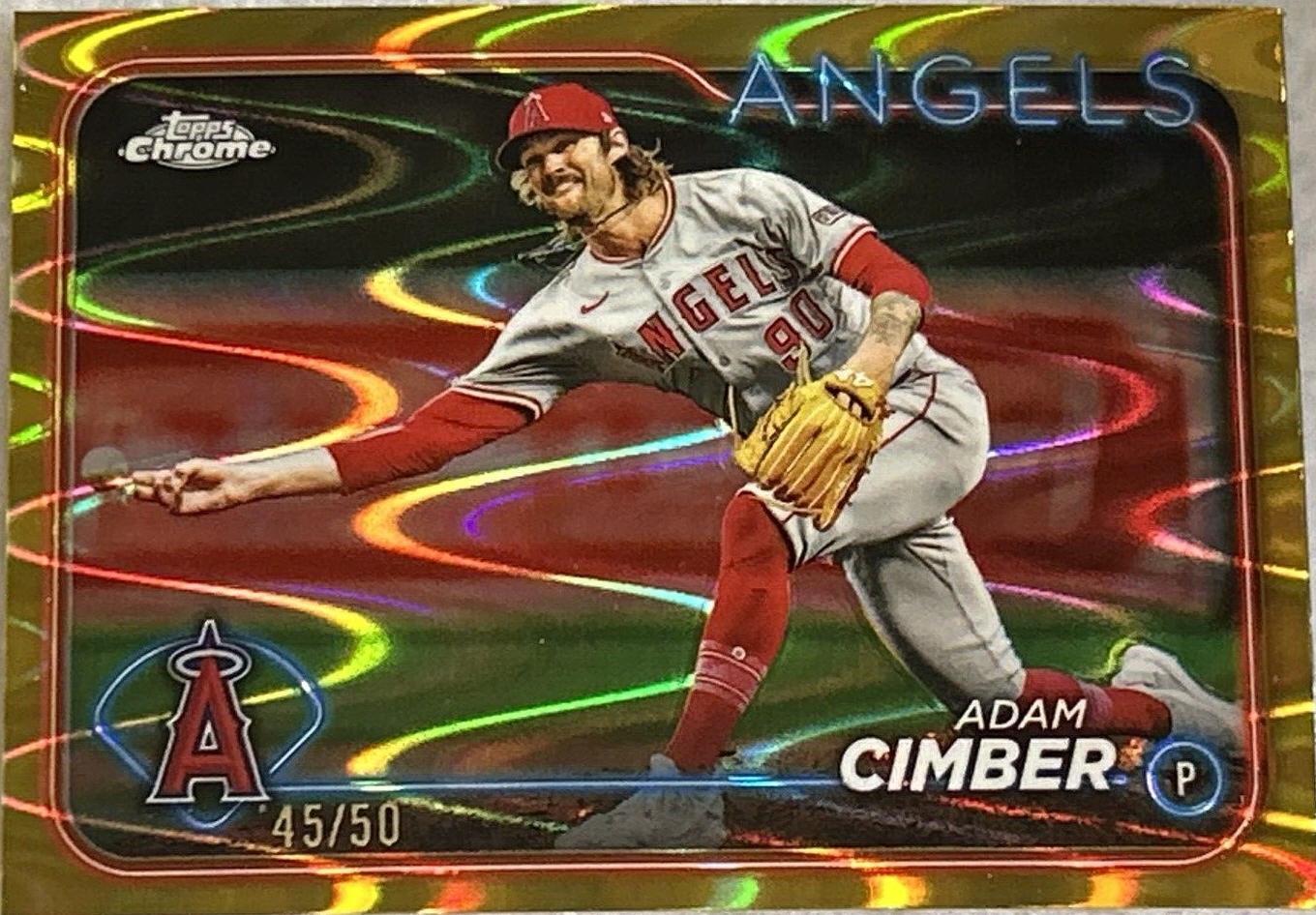 2024 Topps Chrome Update Series - Adam Cimber #USC145 Gold RayWave ...