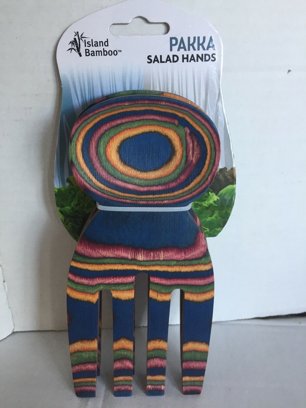 Island Bamboo Pakkawood Utensil Pakka Wood Rainbow Salad Hands Claws ...