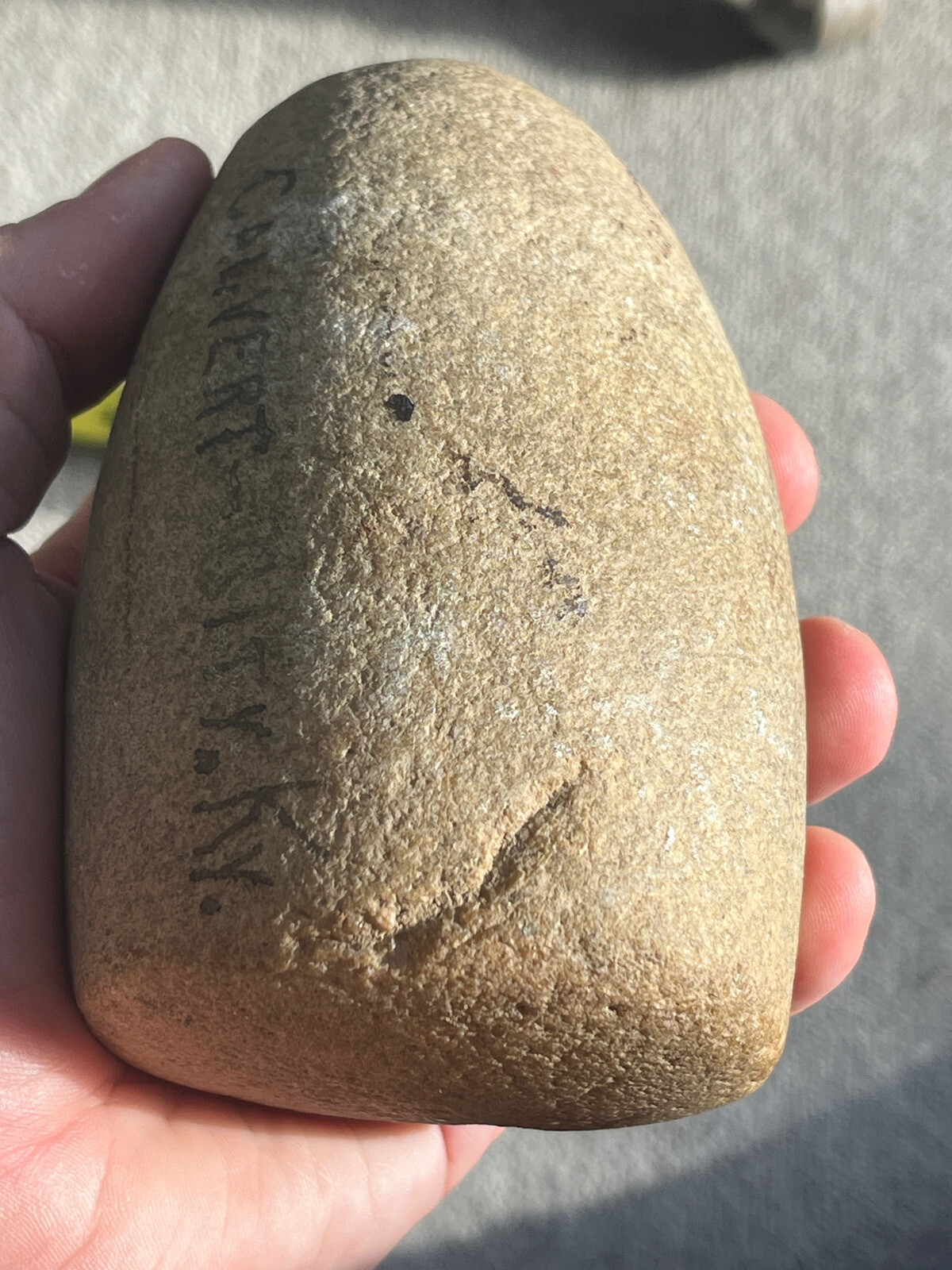 Native American Artifacts Stone Tool , Axe, Hammer from Calvert City ...