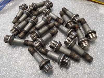 Original Mercedes S550 S600 S63 S65 OEM Lug Bolts Studs Nuts Set of 20 ...