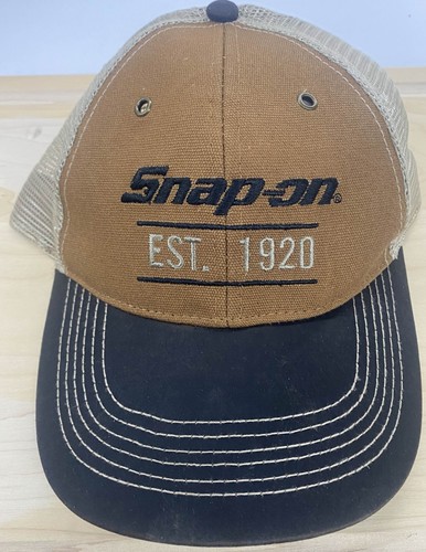Snap On Tools Est 1920 Brown / Tan Baseball Cap Hat NEW | eBay