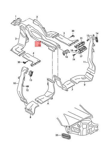 AUDI VW A4 AVANT S4 QUATTRO A5 S5 CABRIOLET REPAIR SET 4M1898333A NO🇺🇸 ...