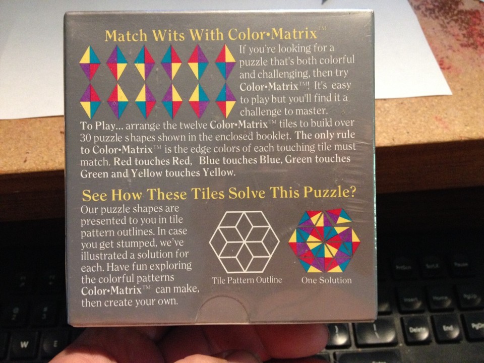 The Museum Company 1995 Color-Matrix Puzzle 12 Pieces NEW SEALED | eBay