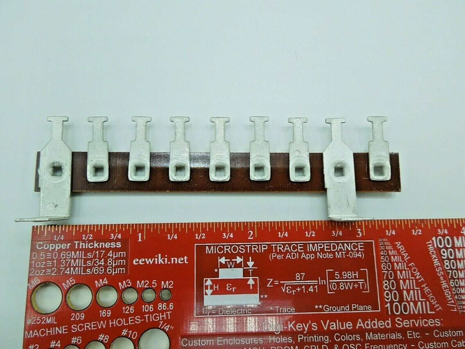 Terminal Strip, 9 Lug, 2 Lug Common, Phenolic Terminal Strip NOS (Lot ...