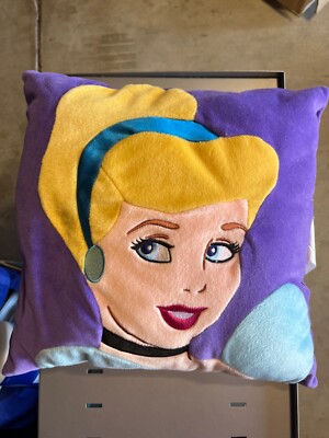 Vintage Disney Princess Purple Cinderella Pillow | eBay