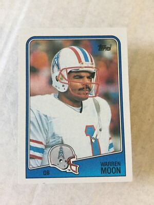 1988 TOPPS WARREN MOON #103 HOUSTON OILERS FOOTBALL CARD | eBay