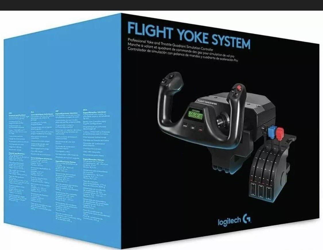 Saitek Pro Flight Cessna Yoke System (CES432100002021) Flight Sticks ...
