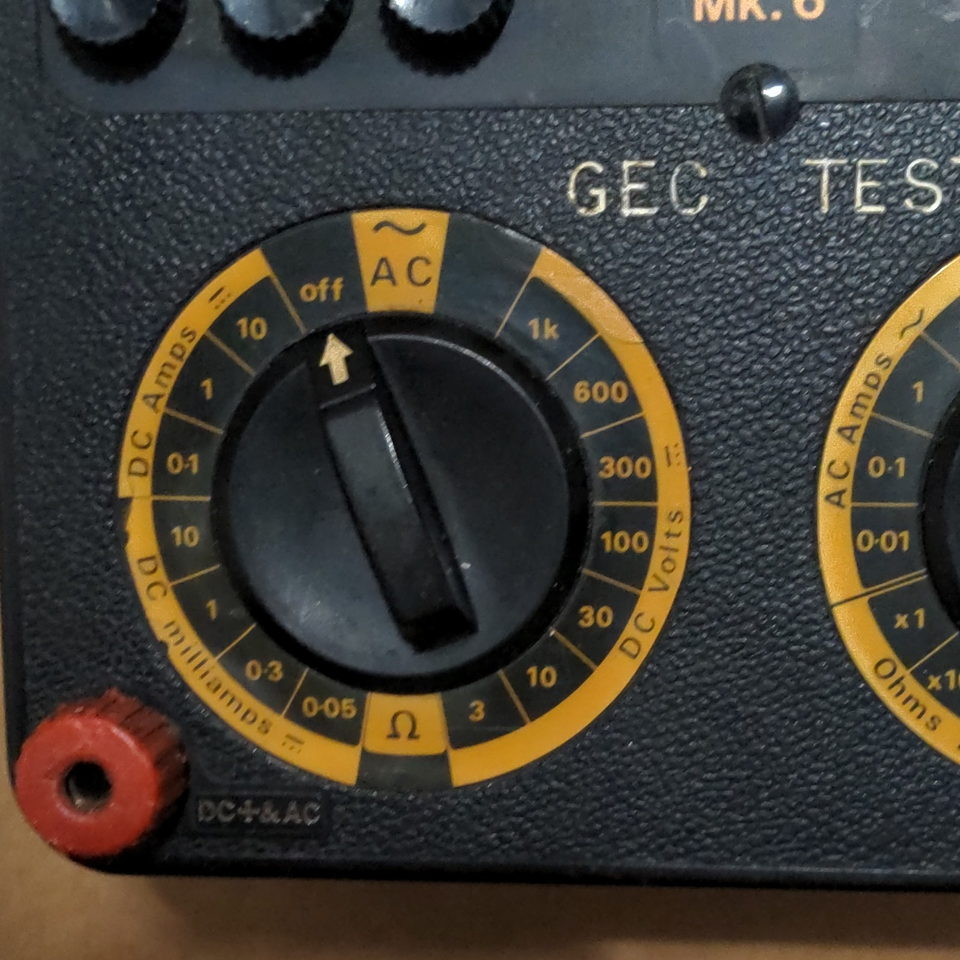 Vintage AVO METER EIGHT MK 6 universal test meter *read description ...