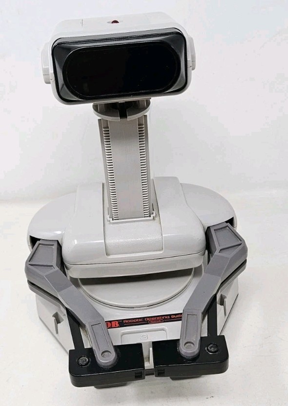 Nintendo NES R.O.B. Rob the Robot Robotic Operating Buddy Power Tested ...