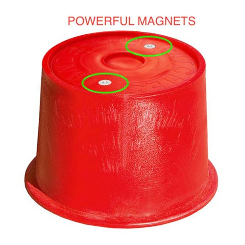 Andersen 3608 Red RV Trailer Stabilizer Jack Block w/ Built-In Magnets ...