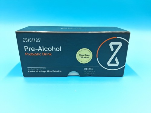 ZBiotics Pre-Alcohol Probiotic Drink, Feel Better After Drinking, 12 ...