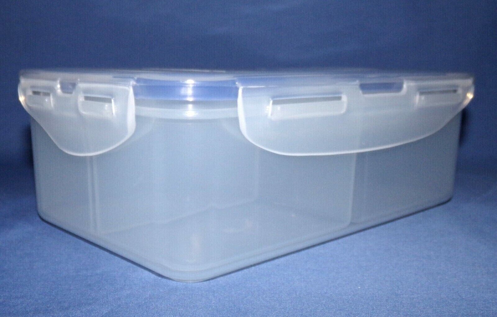 Lock N Lock Rectangle Container 34oz Removable Clear Storage Dividers ...