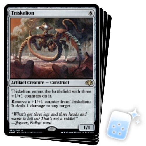 TRISKELION X4 Dominaria Remastered Magic MTG MINT CARD | eBay
