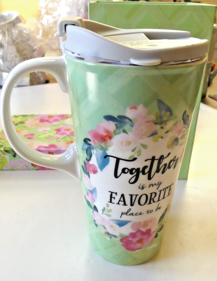 Cypress Refresh Ceramic Travel Mug Cup & Lid Together is My Favorite ...