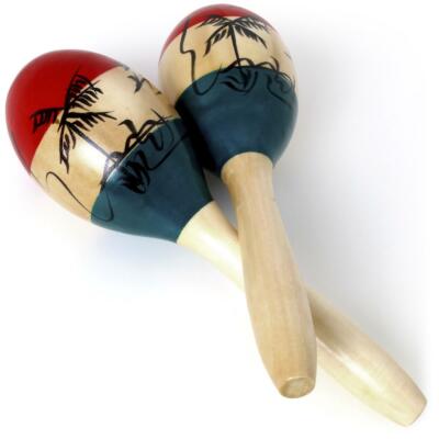 Bunt Erwachsene Holz Maracas Rumbarassel Rumbakugeln Holzmaracas Maraca ...