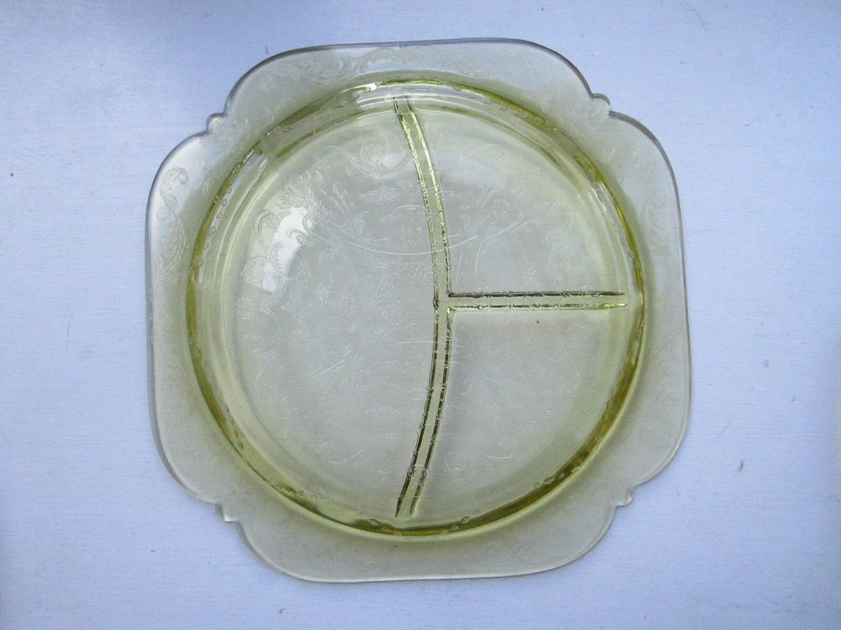 Glass Divided Dinner Plates