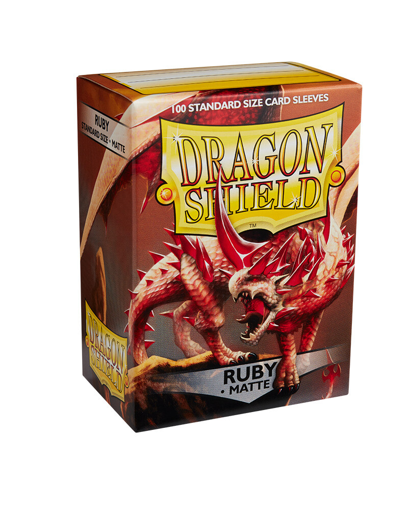 Dragon Shield: Matte Ruby Sleeves | eBay