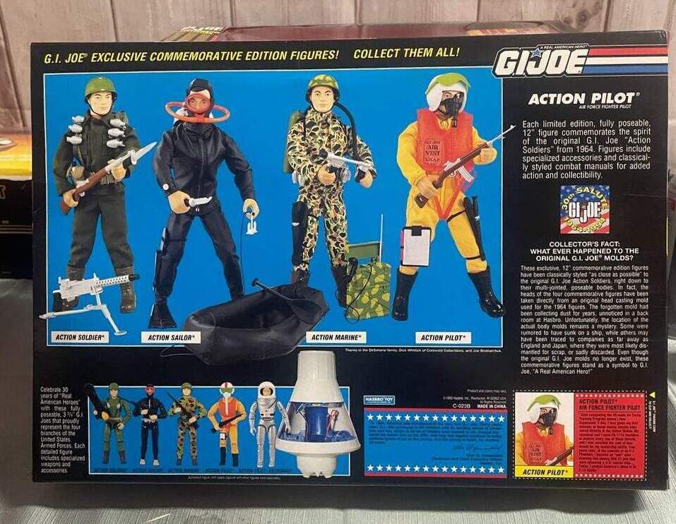 1964-1994 G.I. JOE COMMEMORATIVE EDITION ACTION PILOT SET NEW IN BOX ...