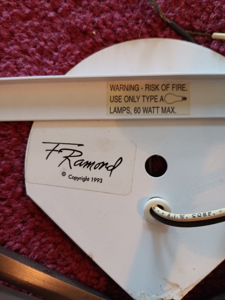 Vintage 1993 Frederick Ramond Sconce | eBay
