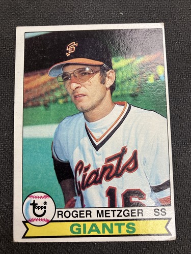 1979 Topps #167 Roger Metzger San Francisco Giants Baseball Card | eBay