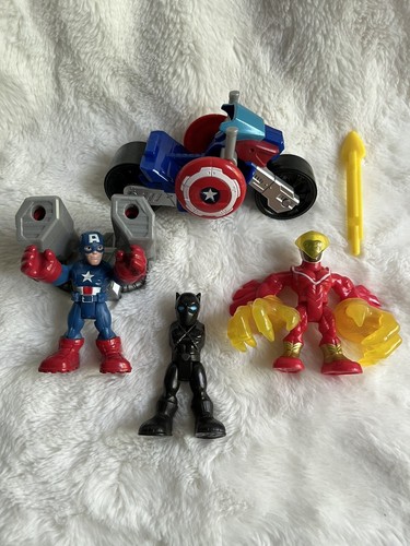 Imaginext DC Super Friends Lot: Captain American Falcon Black Panther ...