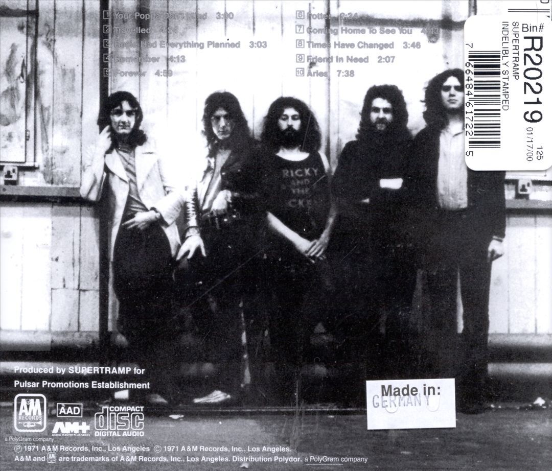 SUPERTRAMP INDELIBLY STAMPED NEW CD 82839312929| eBay