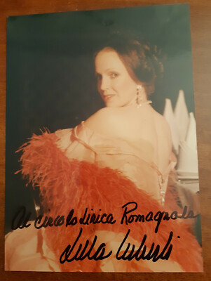 Lella Cuberli Soprano Foto Autografo con dedica La Traviata | eBay