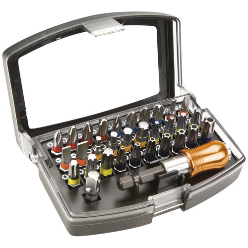 32 tlg Profi Bit Set Bitset Bit Box Bit Halter 25 Jahre Garantie 1/4 ...