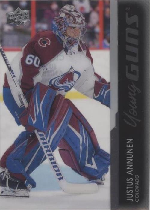 2021-22 Upper Deck Extended Series - Young Guns Justus Annunen #708 ...