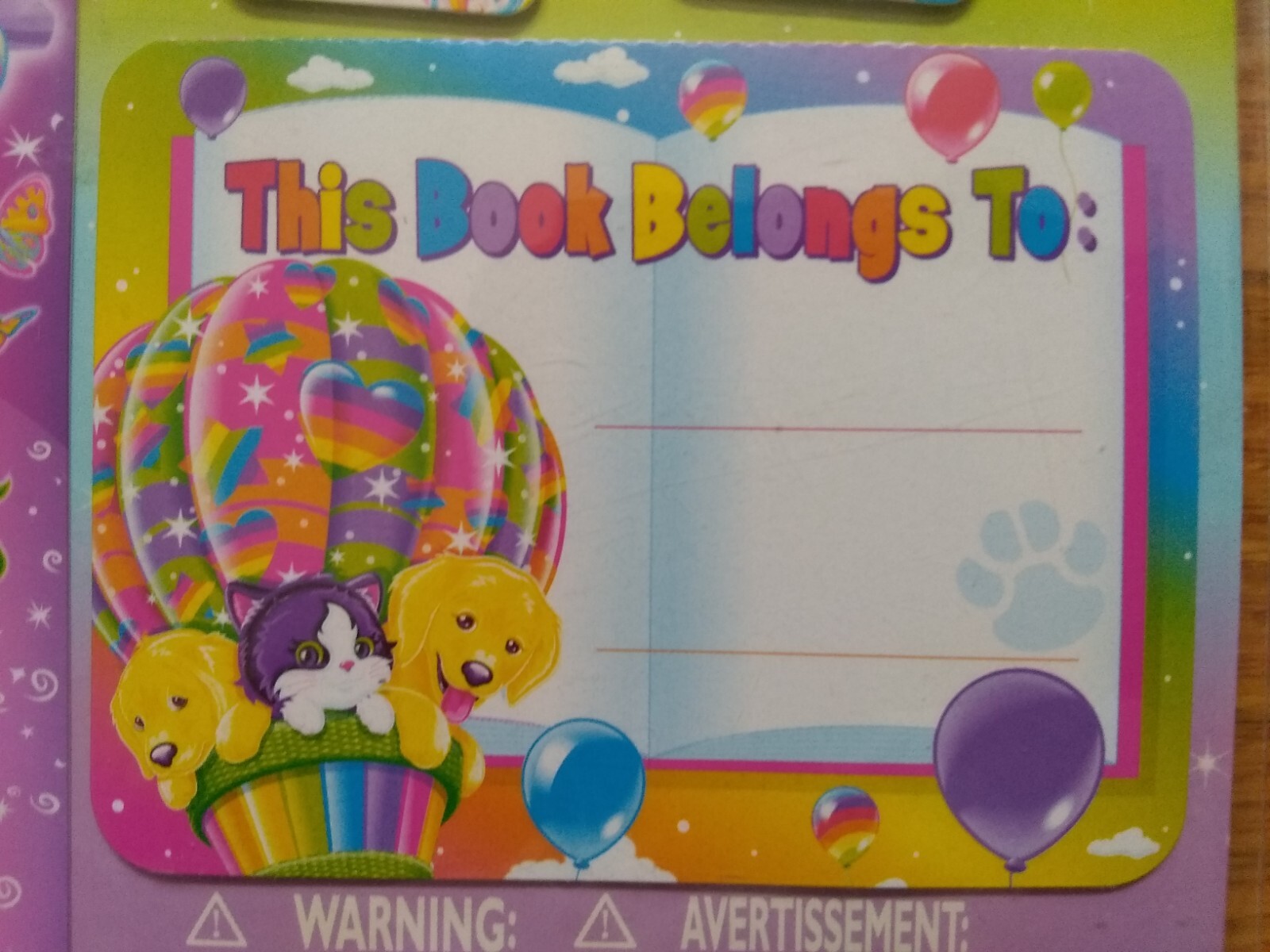 LISA FRANK - Bookmark Set - NEW & Factory Sealed - RARE | eBay