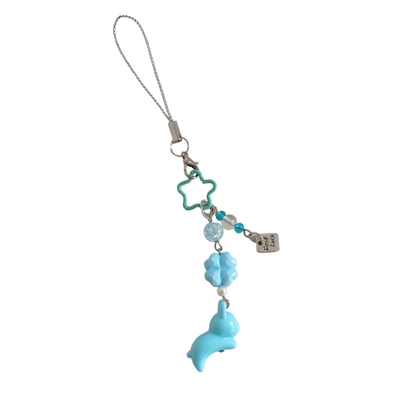 Cartoon Clovers Leaf Cellphone Charm For Bags Keys Acrylic Craft Phone ...