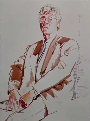 8x10 Color Photo Bruce Davison SHORT CUTS CARICATURE DRAWING BY ROBERT ...