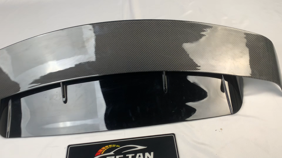 For GR YARIS GXPA16 SA style Dry Carbon Fiber Rear Wing Roof Spoiler ...