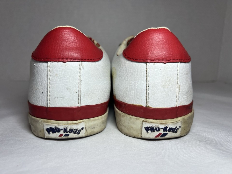 Vintage 1970s Pro Keds Mens sneakers 12 white/Red stripe Vintage ...