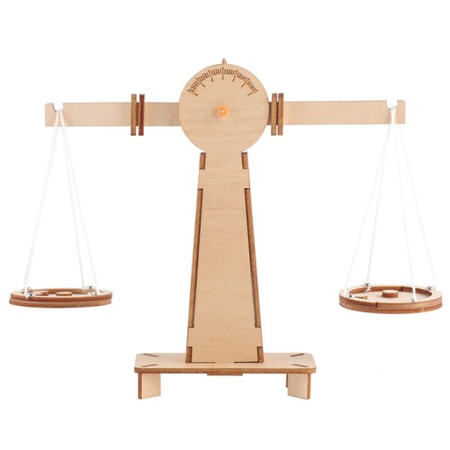 1PC DIY Balance Scale Wooden Measuring Toy Leverage Balance Toy ...