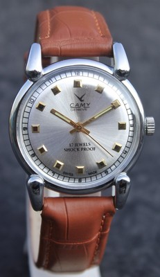 Camy Geneva Vintage 1970s Pre-Owned 17 Jewels FHF ST96 Movement Hand ...