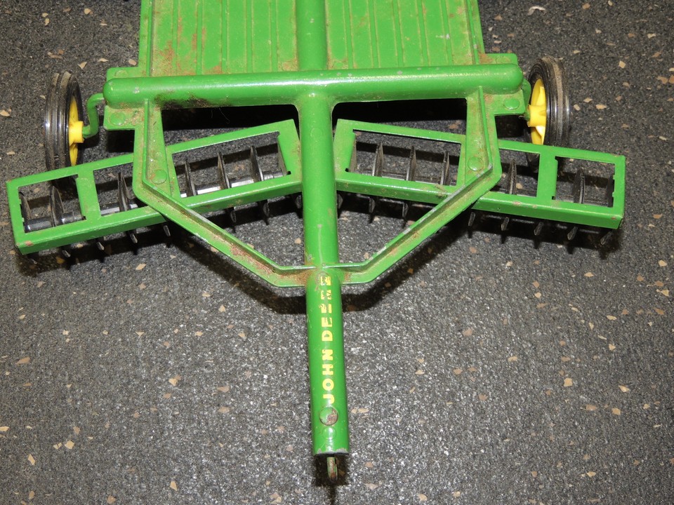 Vintage John Deere Ertl Farm Implements Disc Harrow Plow Spreader | eBay